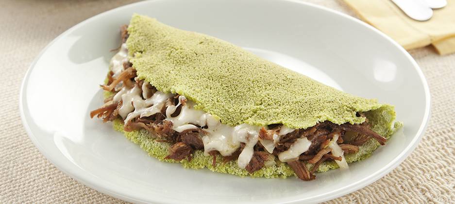 Receita de Tapiocas coloridas recheadas - Salada